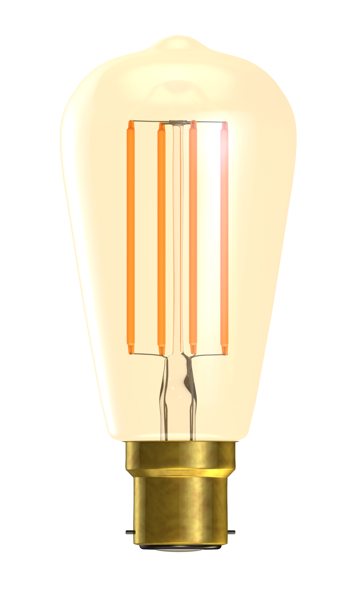 60795 - 3.3W LED Vintage Squirrel Cage - BC, Amber, 2000K - BELL Lighting