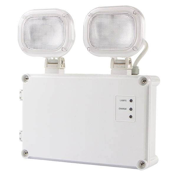 09128 - Spectrum 12W LED IP65 Emergency Twin Spot in Black - Non ...