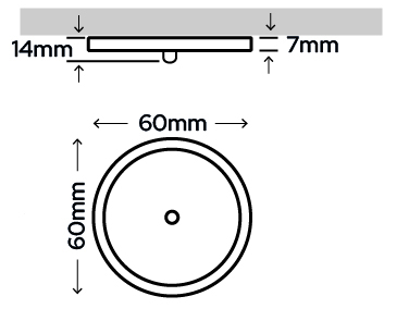 12V Slimline LED Cabinet Light - Sycamore B2B