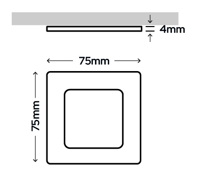 12V Solaris Multi Point LED Cabinet Lights - Sycamore B2B