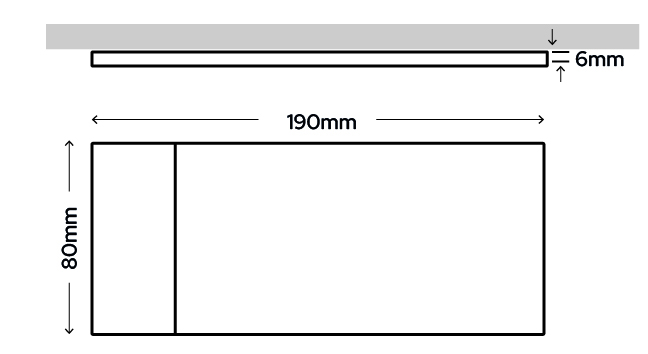 12V Vega Moda LED Cabinet Light - Sycamore B2B